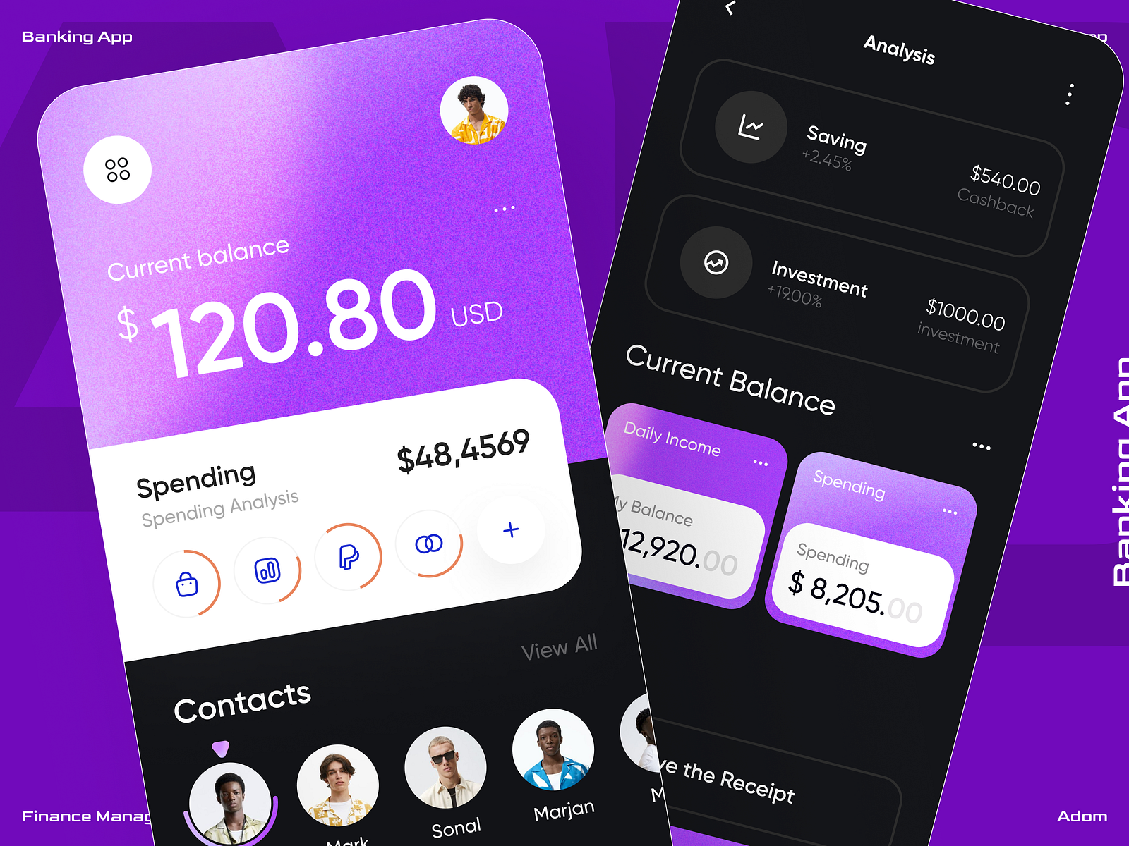 Mobile Banking App By Adom On Dribbble