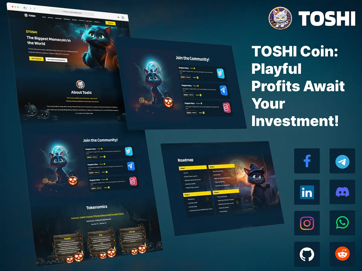 Toshi Coin designs, themes, templates and downloadable graphic elements ...