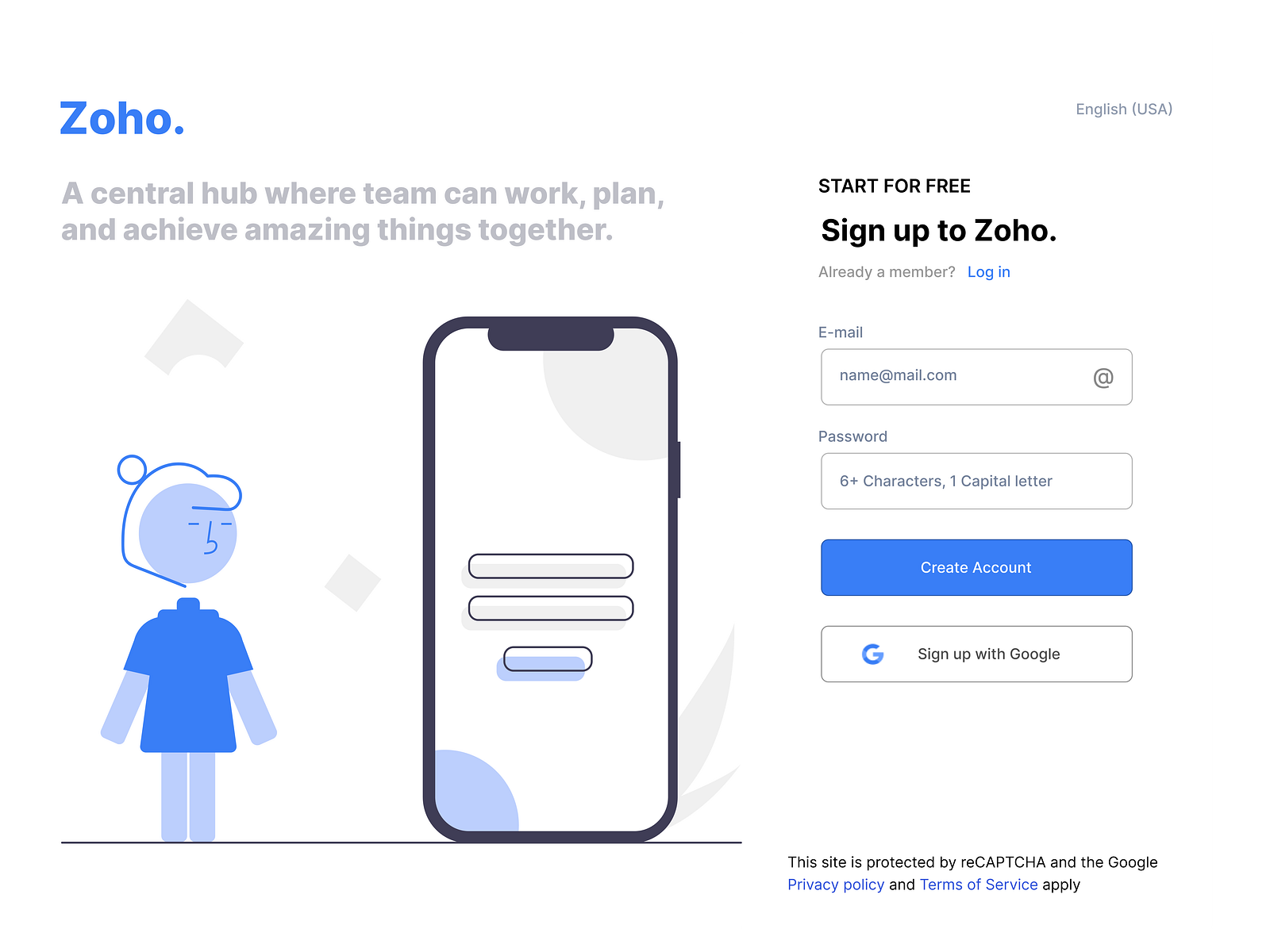 Login Page task by Mena Akhnouhk on Dribbble