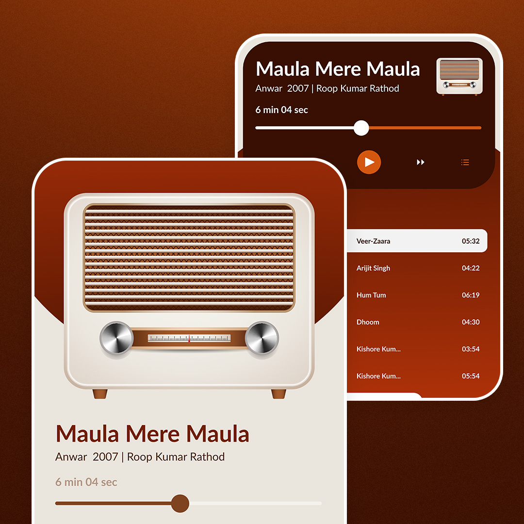 Timeless Tracks - Where Old Meets New in Musical UI Design by M N VINIT ...