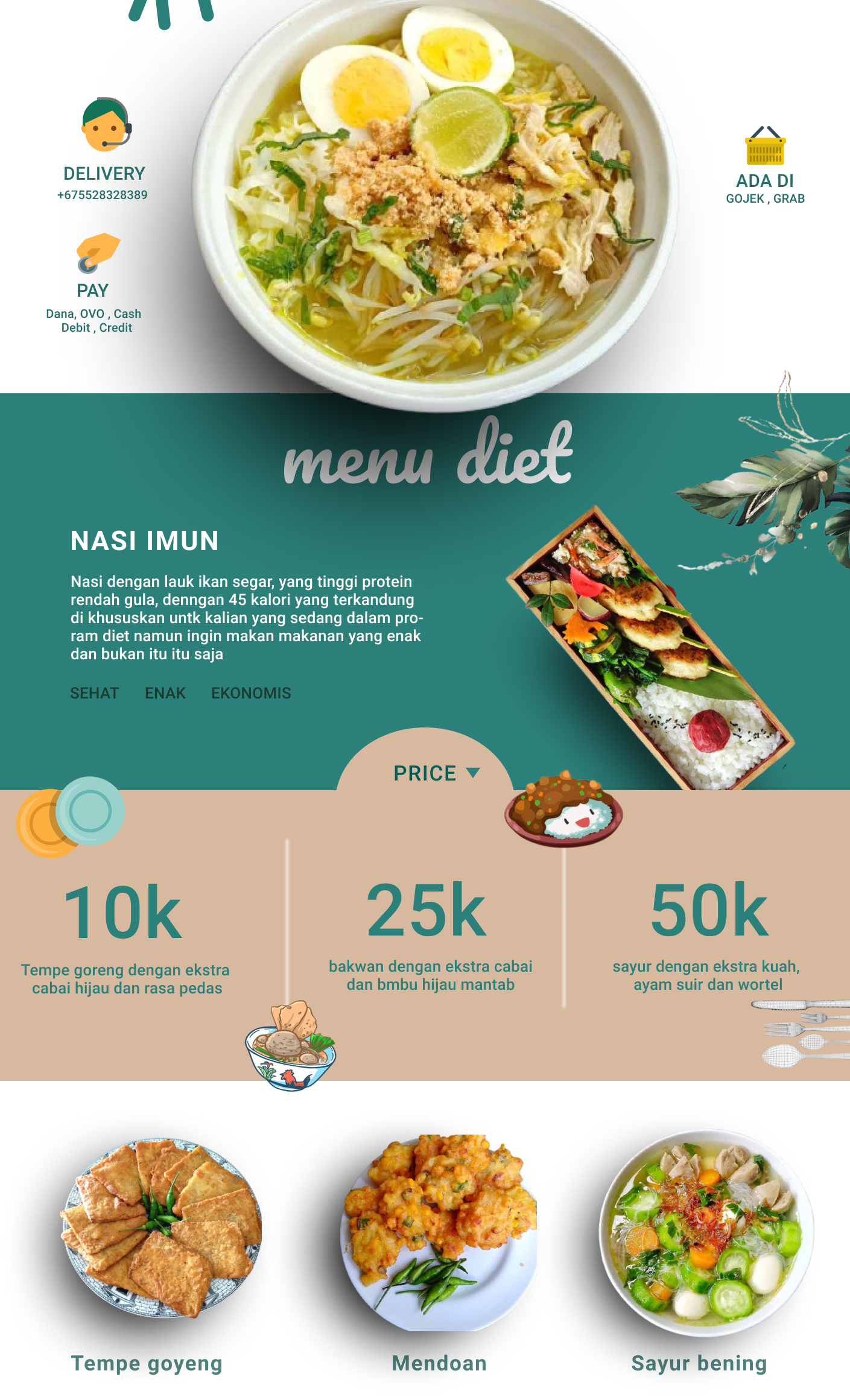 restaurant menu design by Syafiatun ihsani luthfiyah on Dribbble