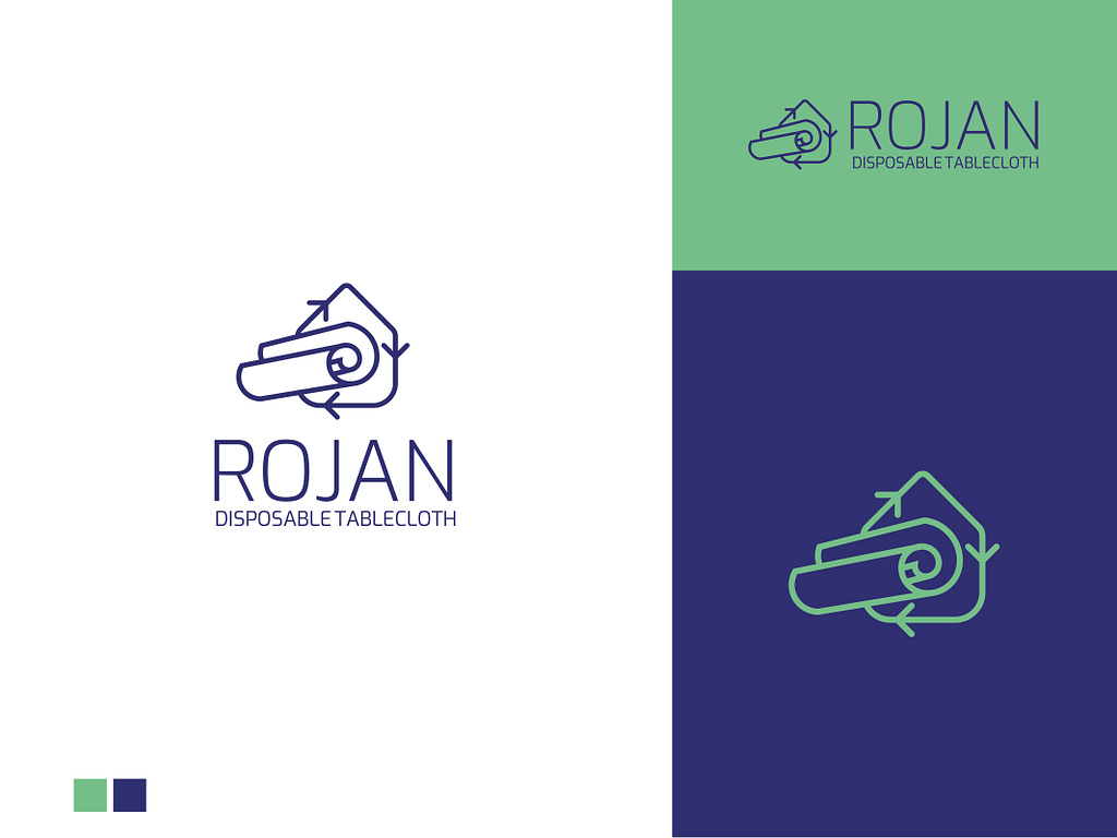 Rojan Logo by Fenchi Studio on Dribbble