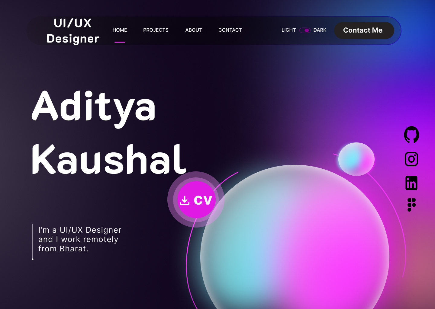 Landing Page by Aditya Kaushal on Dribbble