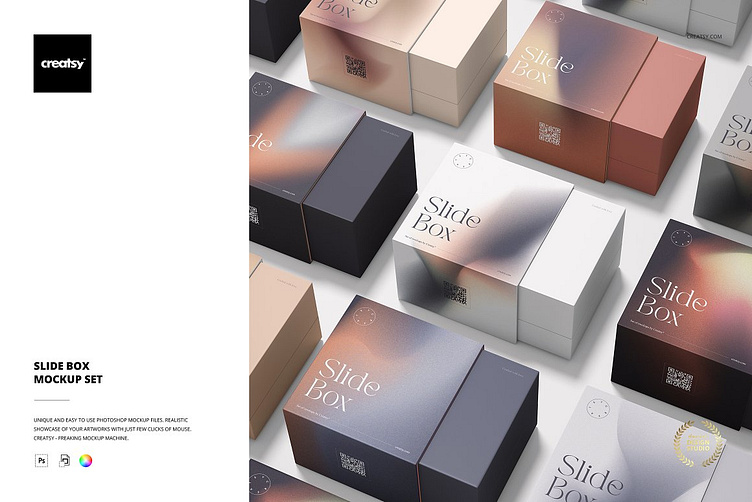 Slide Gift Box Mockup Set by Packing Mockup on Dribbble