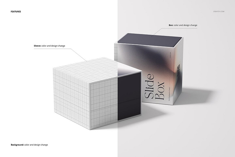 Slide Gift Box Mockup Set by Packing Mockup on Dribbble