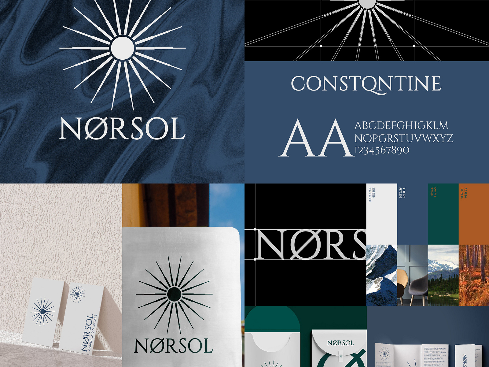 Norsol logo mark and brand design by Design Mark Studio on Dribbble