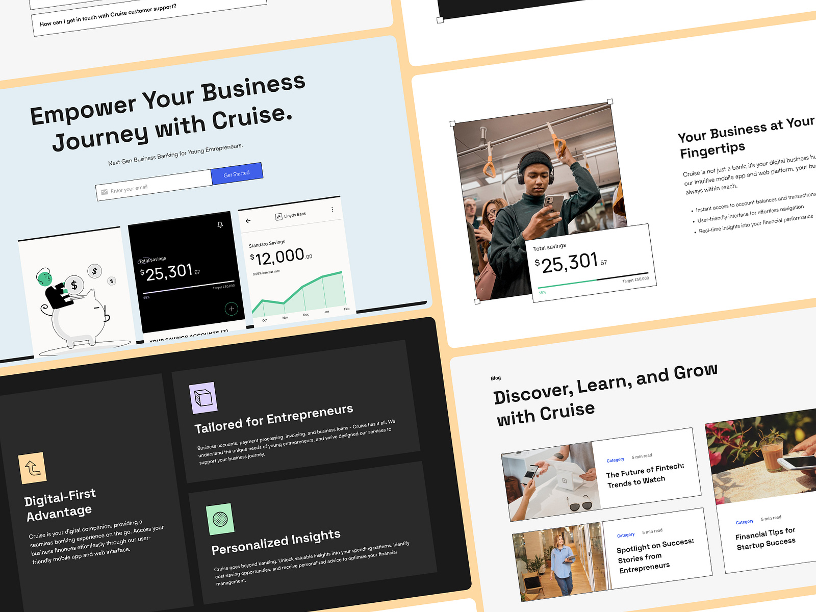 Landing Page | Cruise Next Gen Banking by Inga Café-Ruoff on Dribbble Landing Page | Cruise Next Gen Banking by Inga Café-Ruoff on Dribbble