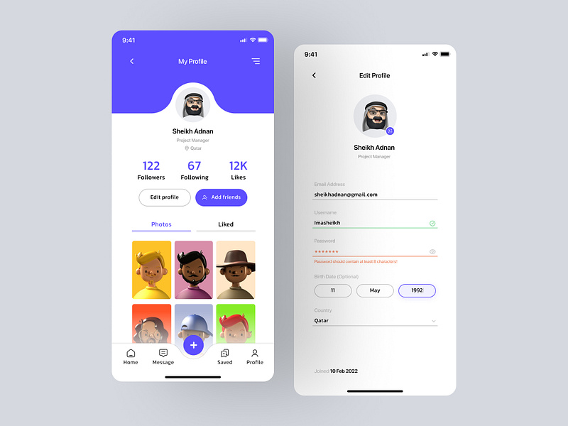 User Profile designs, themes, templates and downloadable graphic ...