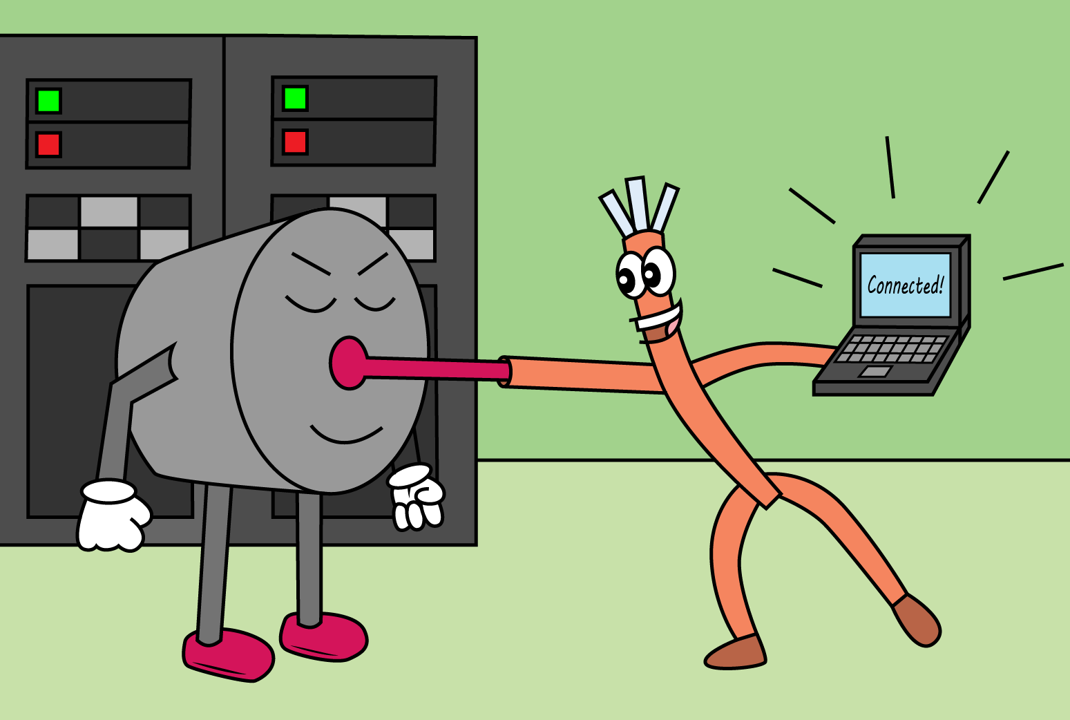 Larry Laser Illustrations by Jake Kimberlin on Dribbble