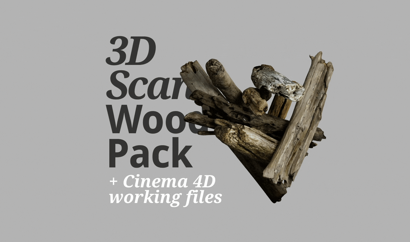 3D Scan Wood Pack by Denys Nichele on Dribbble