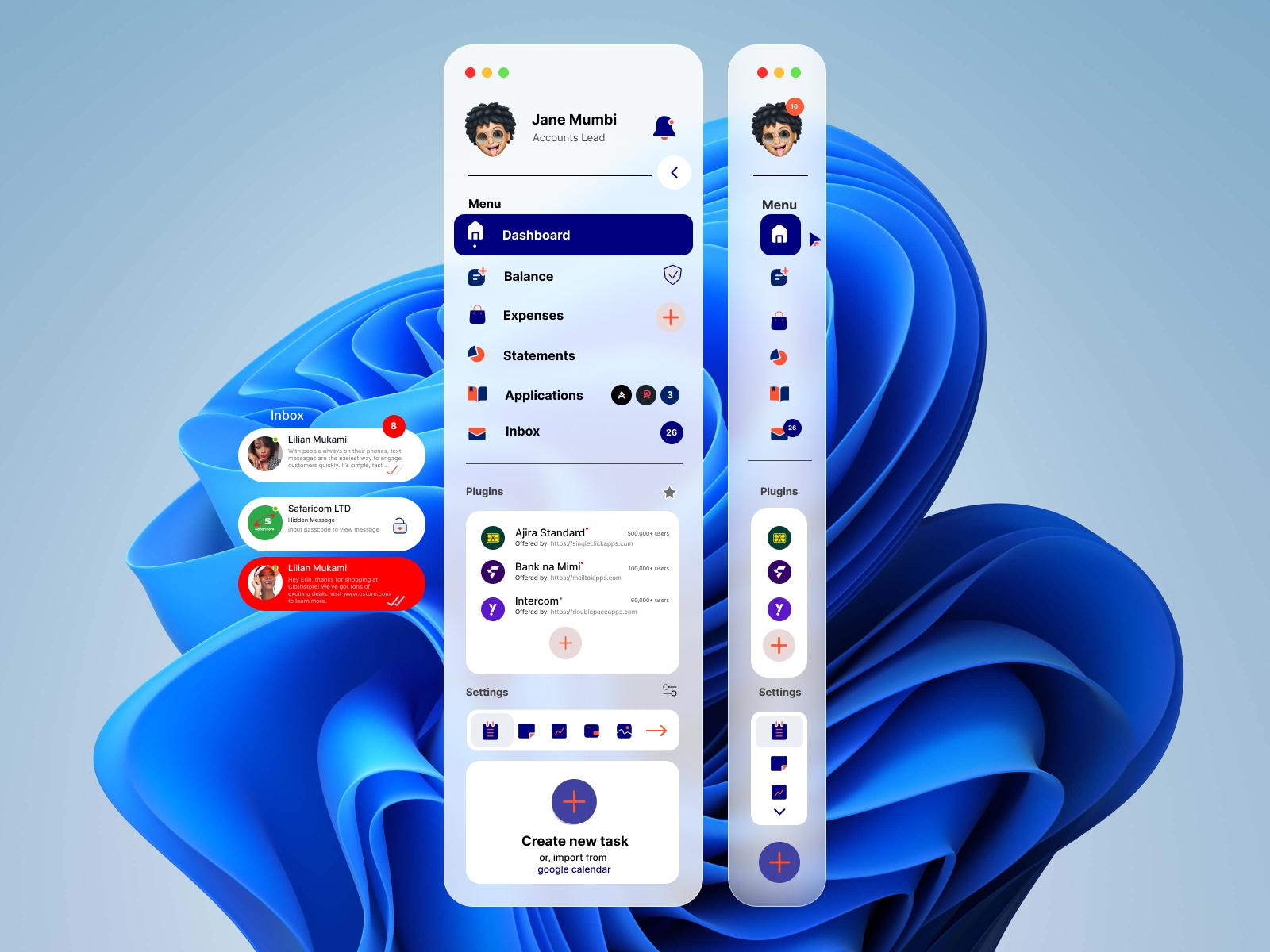 Responsive Side Menu by Amisi Kevin on Dribbble Responsive Side Menu by Amisi Kevin on Dribbble