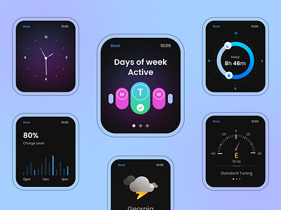 Smart Watch UI, WatchOS Designs by Octet Design Studio on Dribbble