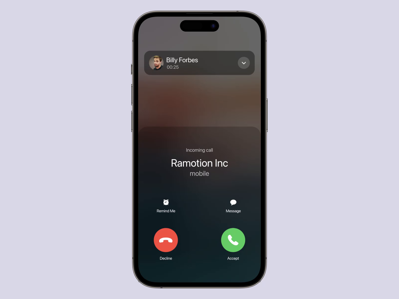 Mobile App design: iOS incoming call experience by Ramotion Future Labs ...