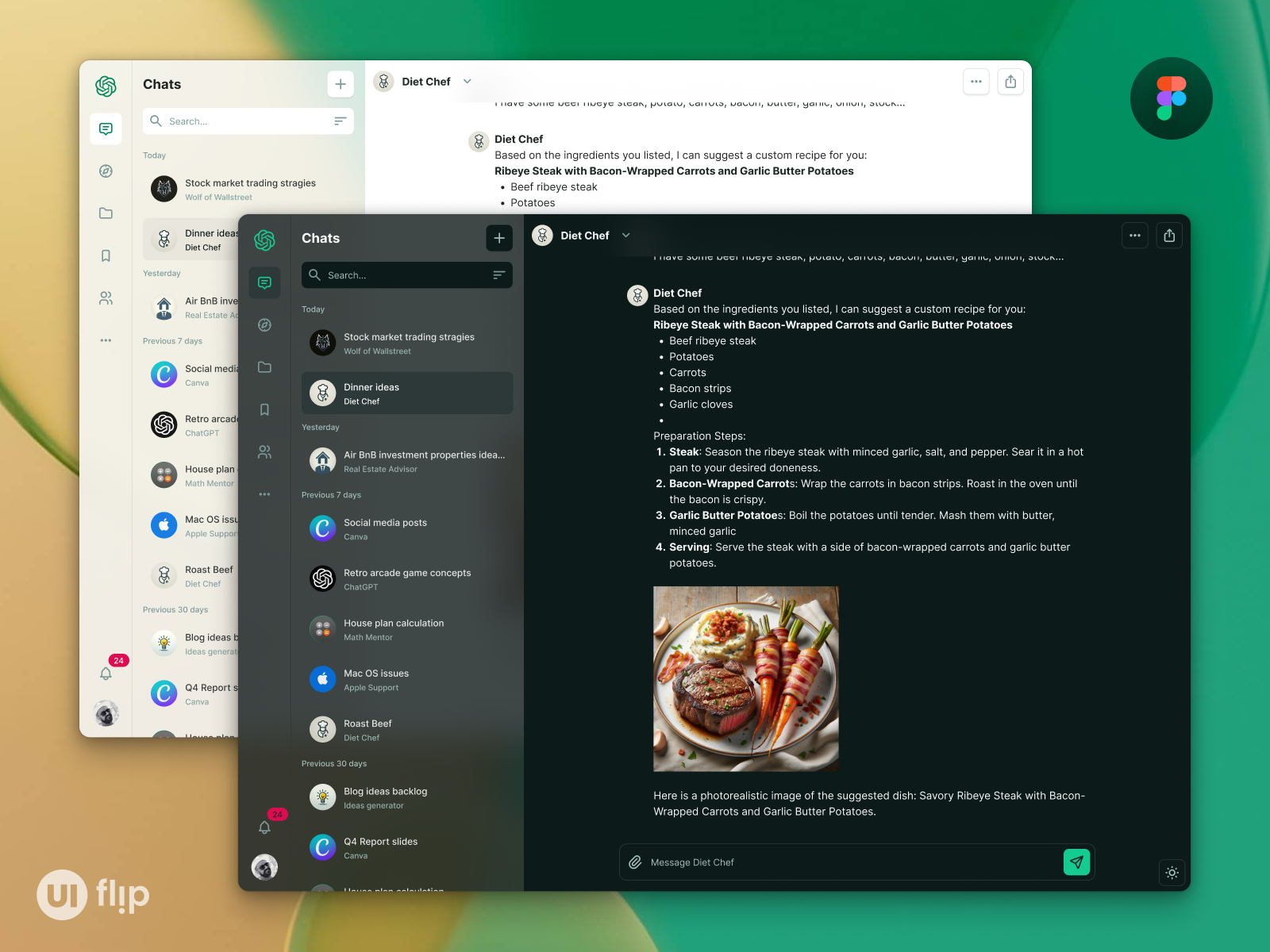 ChatGPT Redesign Concept (Figma Freebie) by Ivo Ivanov for perspektiva ...