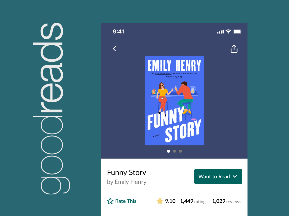 Goodreads Redesign Series - Book Detail by Başak Çelik on Dribbble