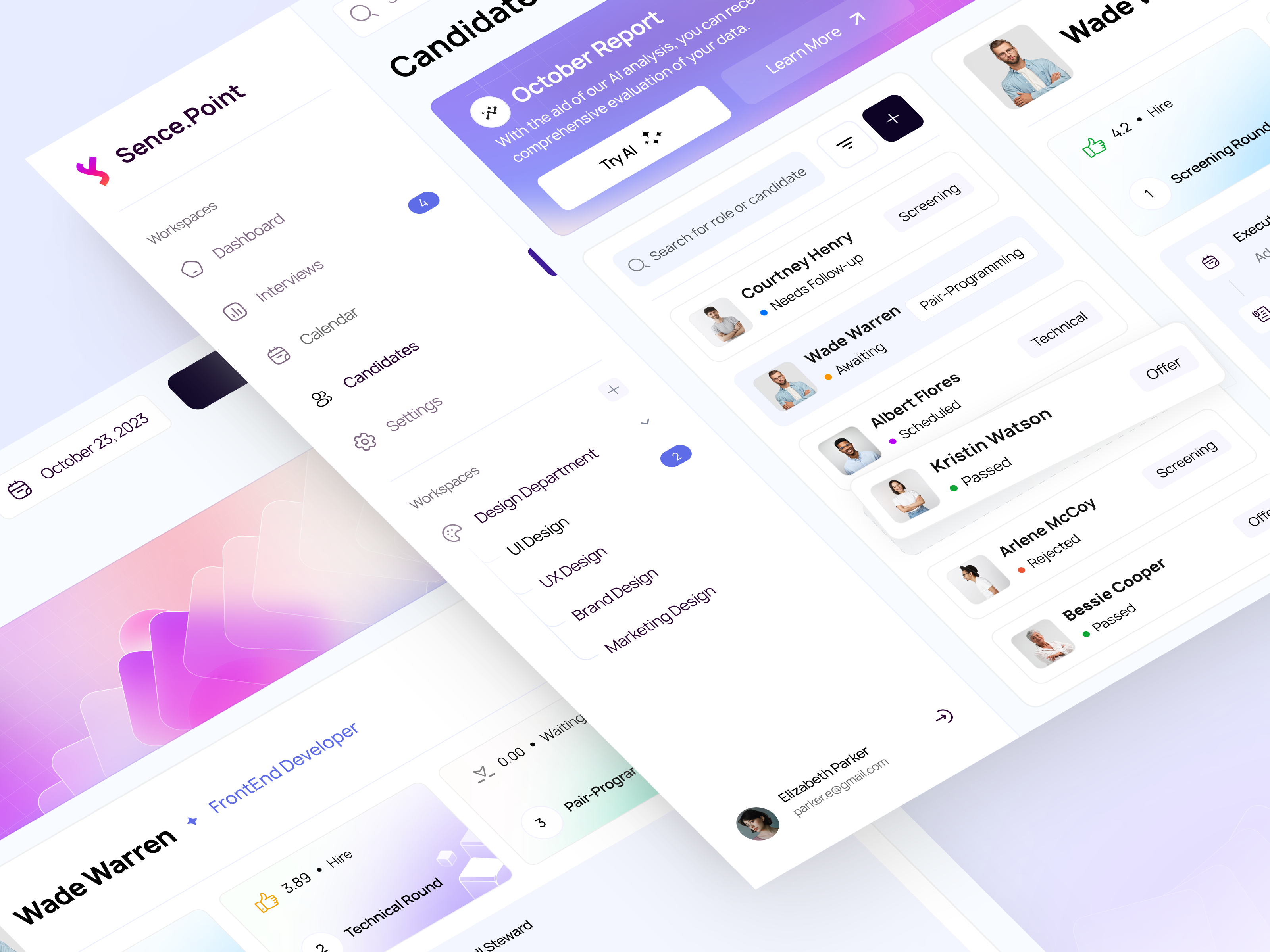 Sence.Point - HR UX-UI design by Arounda UI/UX for Arounda on Dribbble