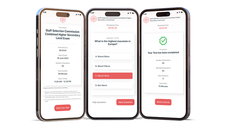 MCQ Mobile App Design by Sahil Kumar on Dribbble