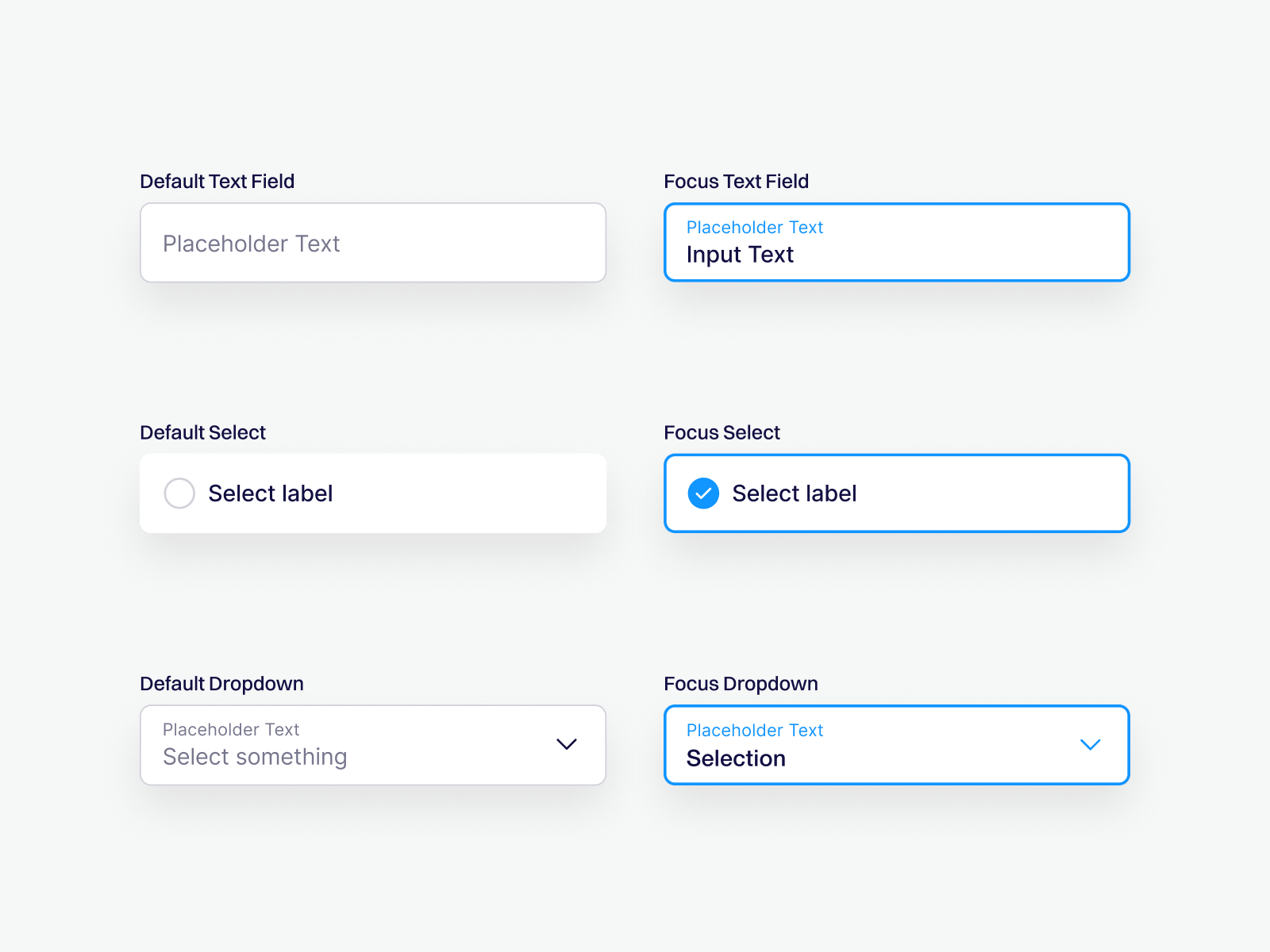 Input Fields by eatcaviar on Dribbble