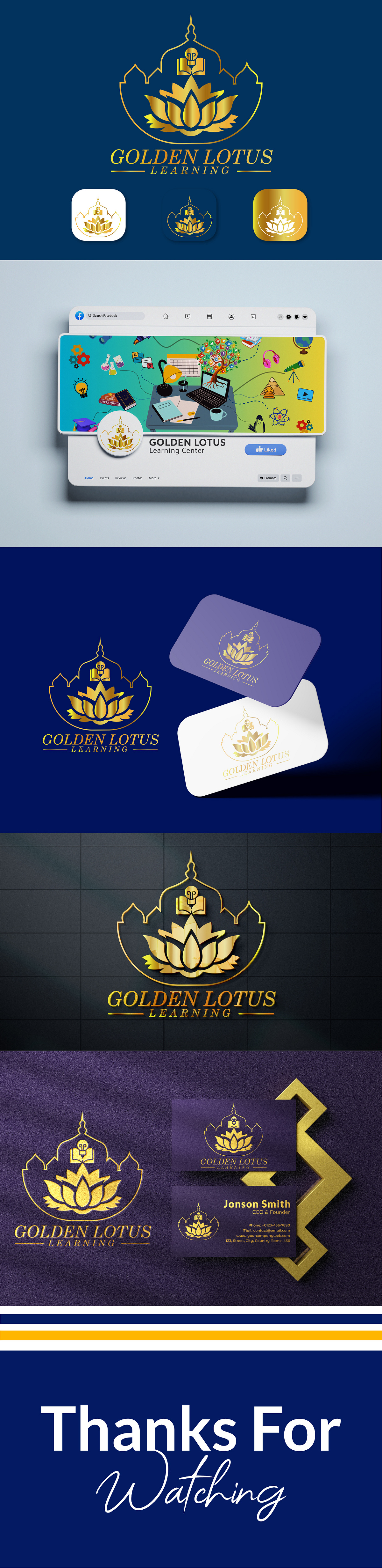 Logo For E-Learning Academy, Logo Branding. by Md Junaeid Mia on Dribbble