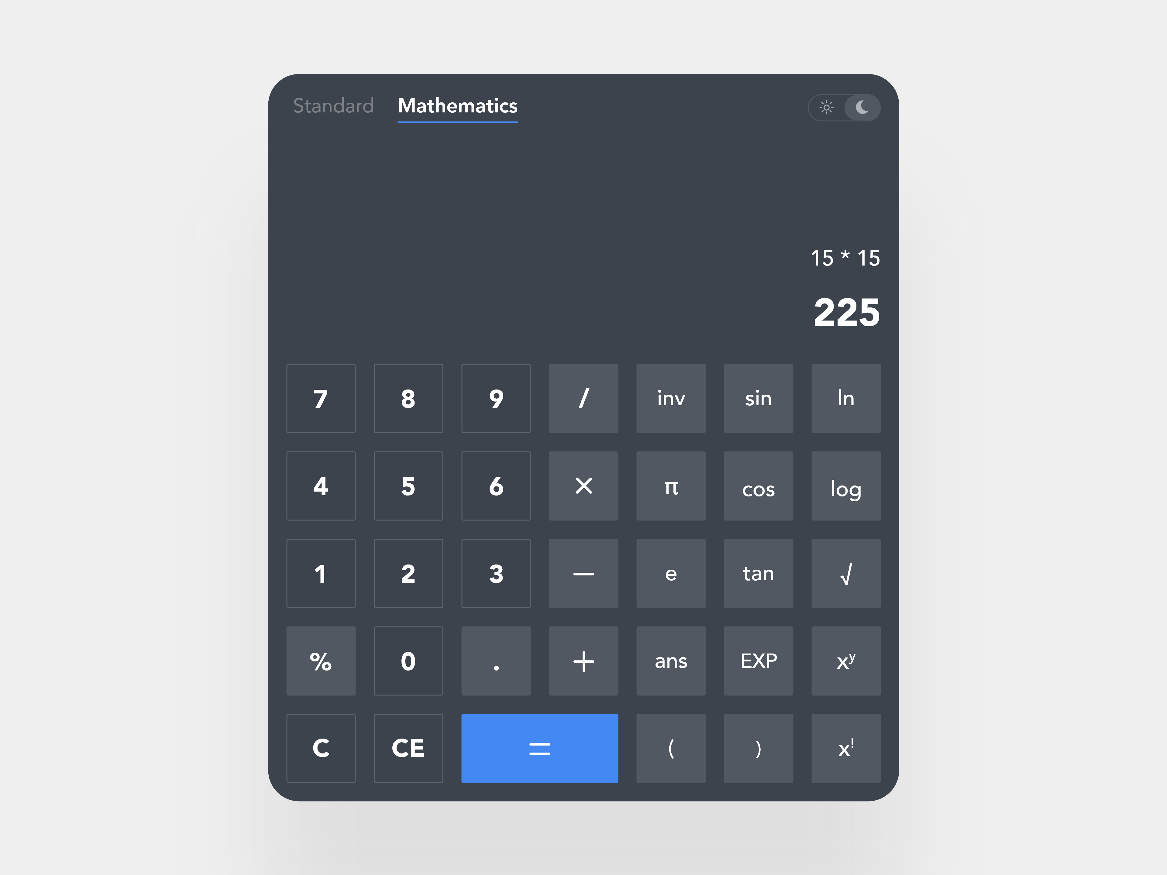 Calculator APP design UI by Ajdin Turkovic on Dribbble