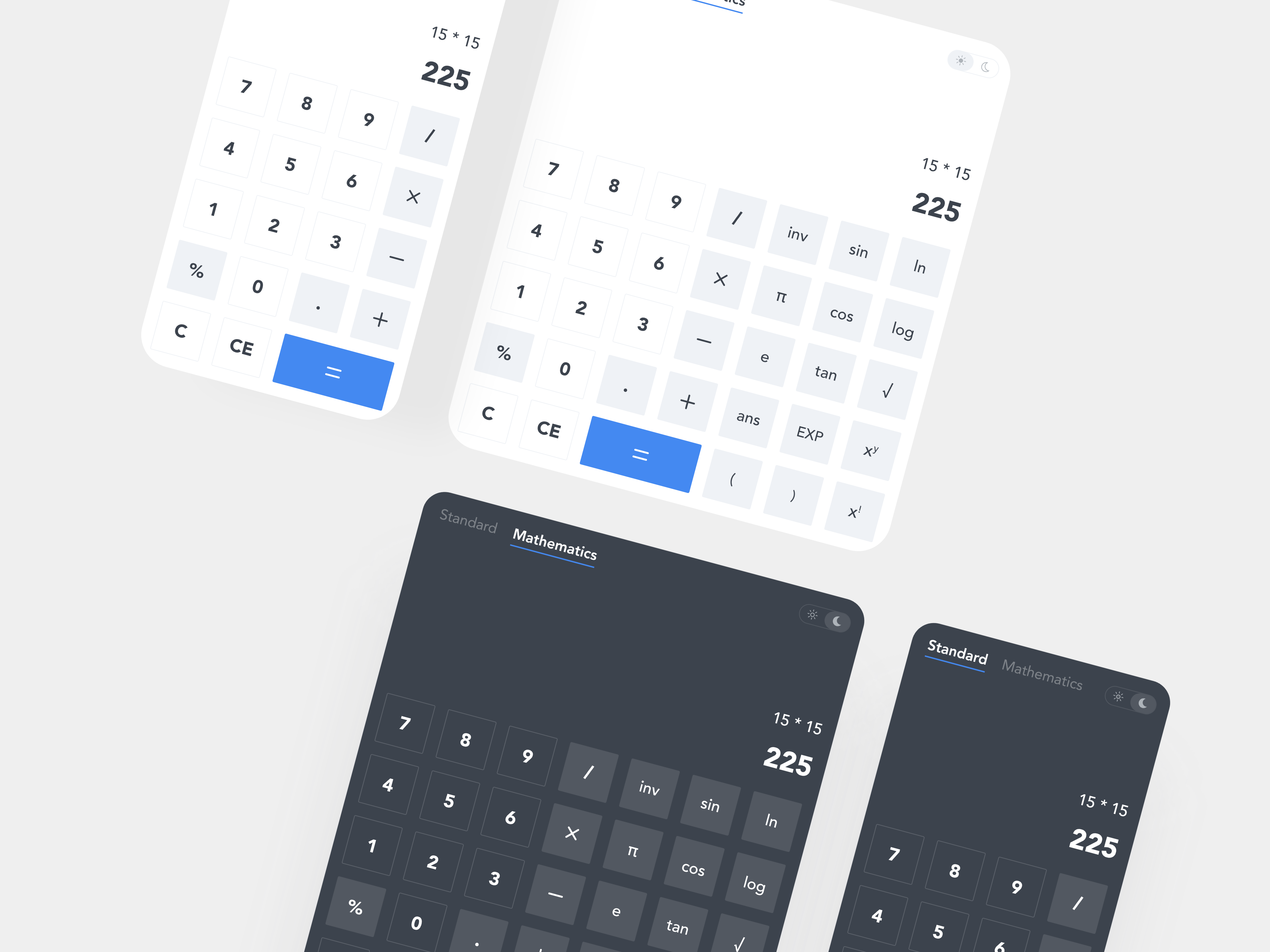 Calculator APP design UI by Ajdin Turkovic on Dribbble