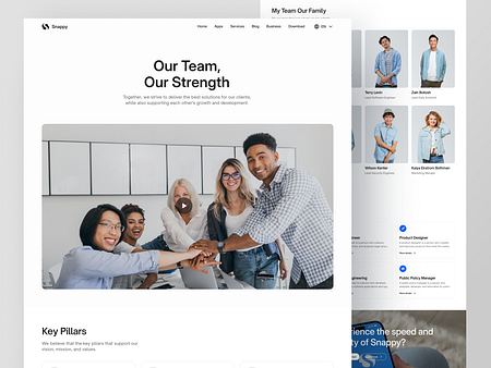 Team Page designs, themes, templates and downloadable graphic elements ...