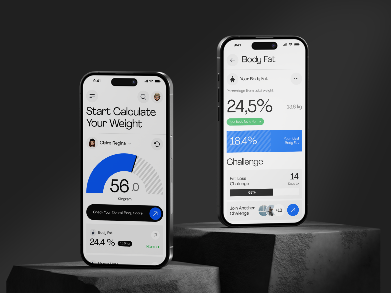 FitScan - Smart Scale Mobile App by Mirna Kusumawati for One Week ...