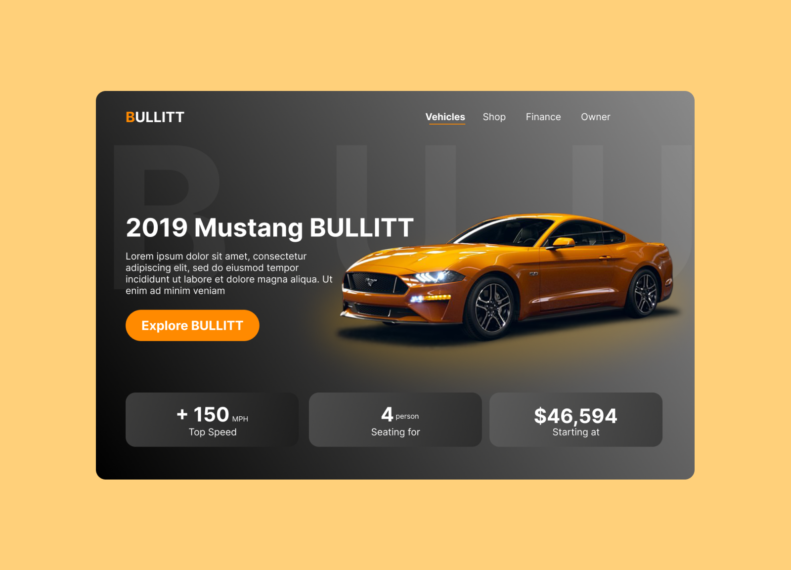 BULLITT UI Design by Mahesh Sonawane on Dribbble