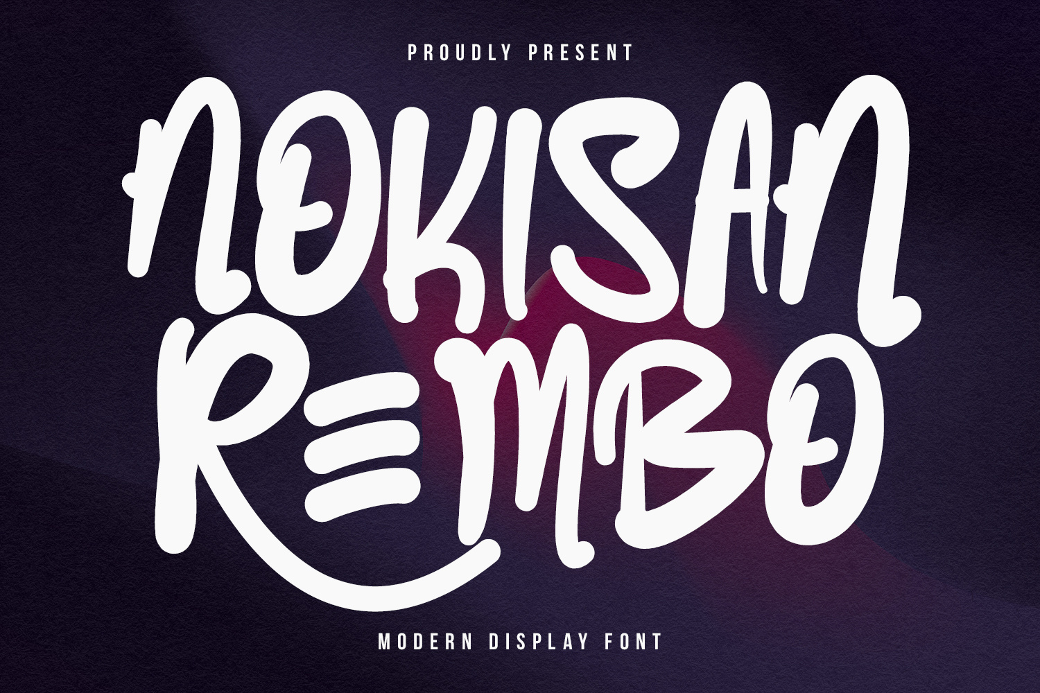 Nokisan Rembo Display Font by Maulana Creative on Dribbble