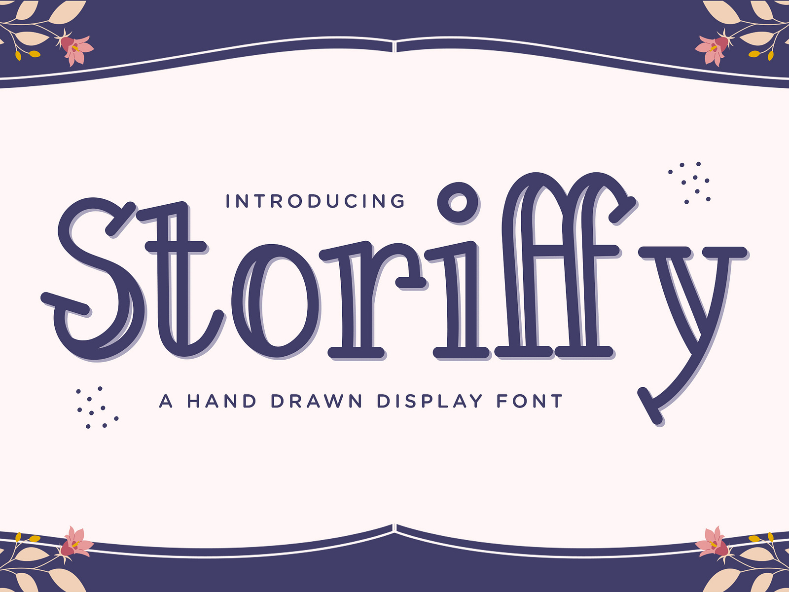 Storiffy - Hand Drawn Display Font by TypeFactory Co on Dribbble