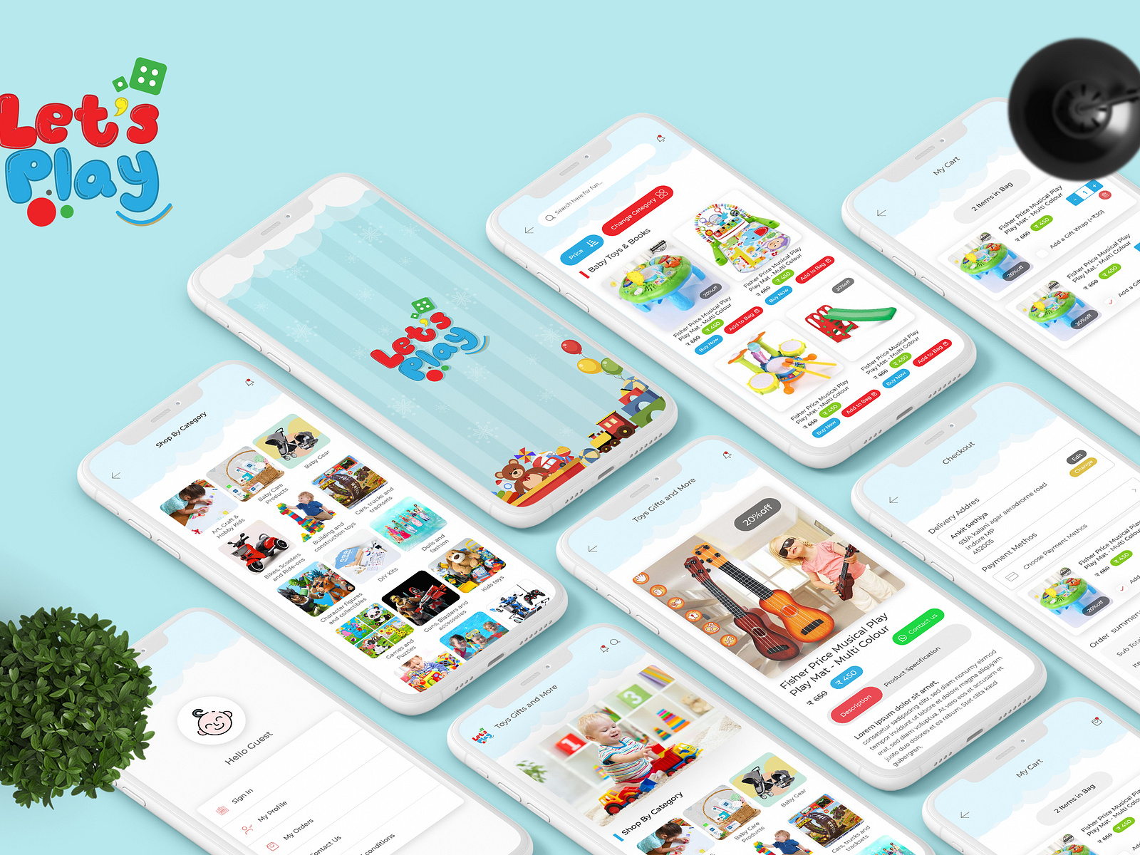 Kids toys eCommerce app by Ankit Sethiya Sr. UI/UX Designer on Dribbble