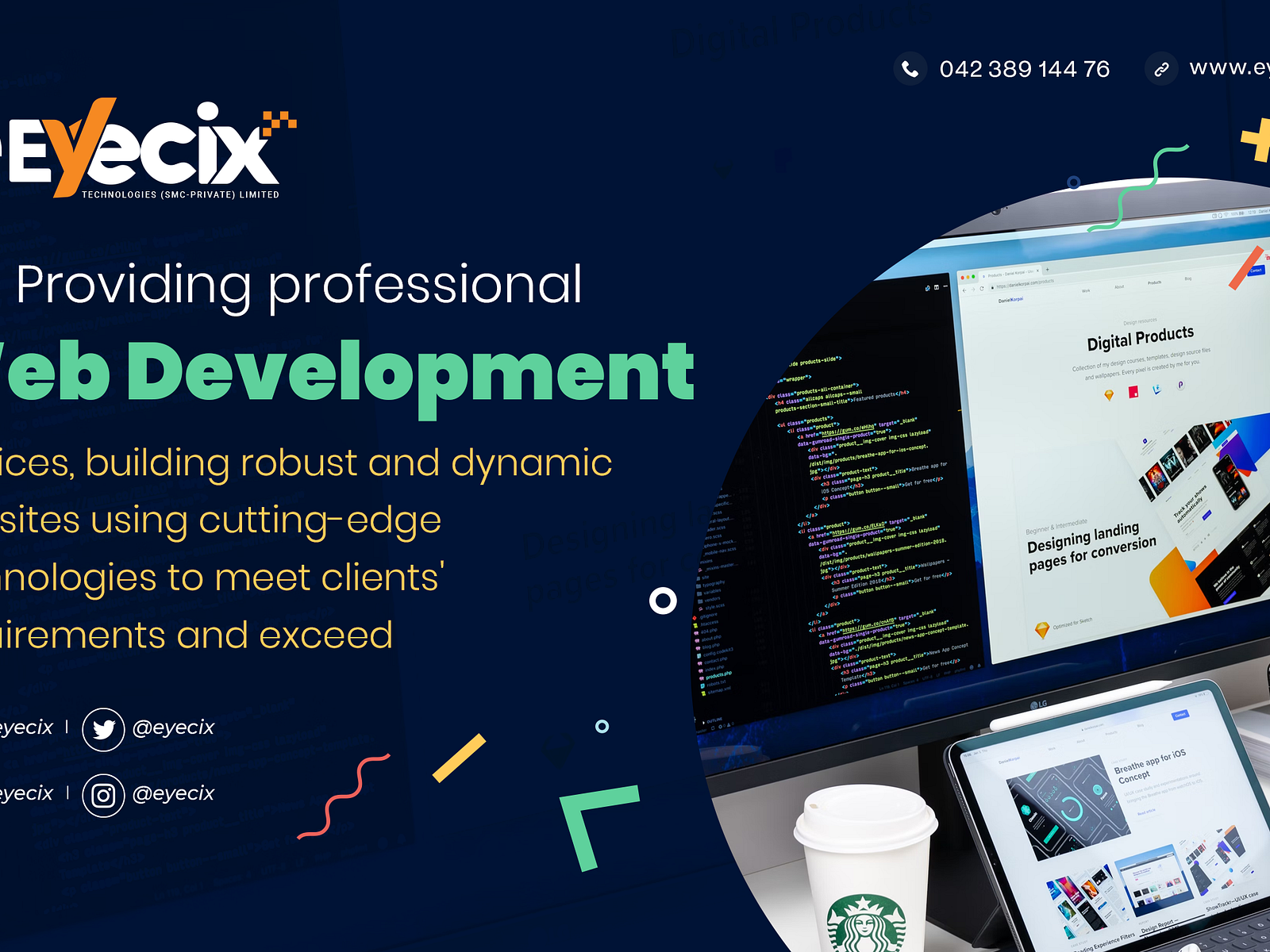 Web Development by Eyecix on Dribbble