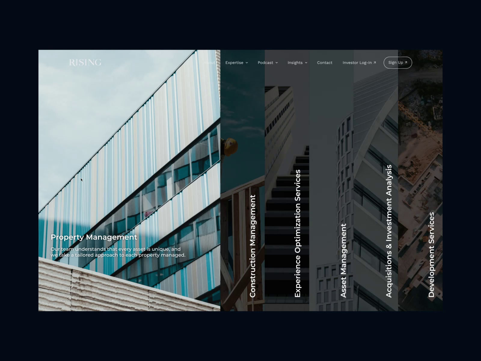 Rising Services Web Design Animation by Wanted for Nothing on Dribbble