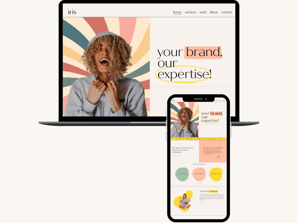 Iris Website Template by Beliveart Studio on Dribbble