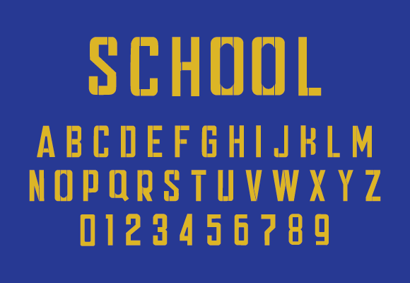 School Font by Farhana on Dribbble