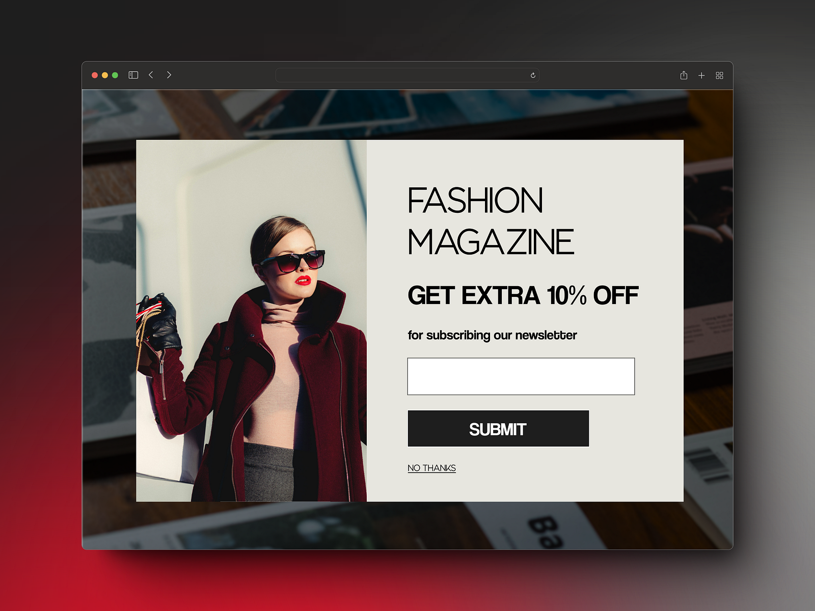 Popup Overlay Design #DailyUI Day 16 by Tanmay Khilari on Dribbble