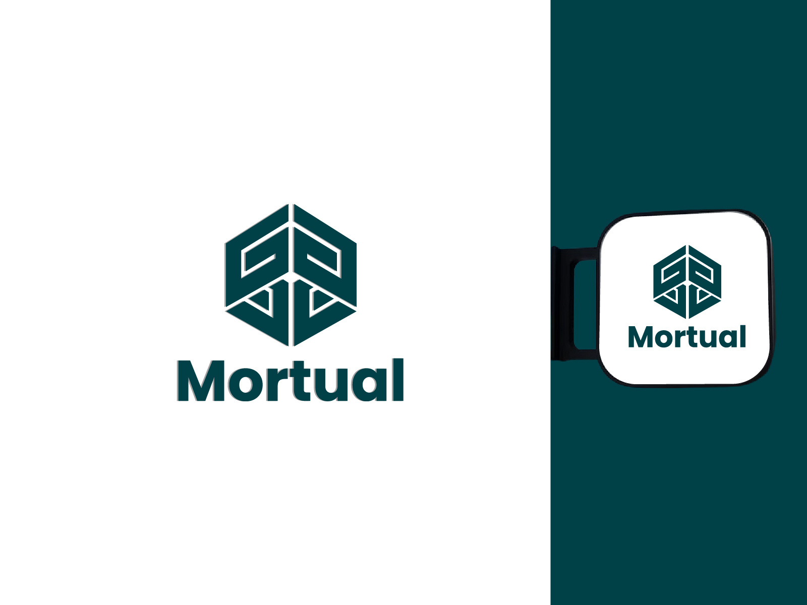 Mortual logo by UNIART MARUF on Dribbble