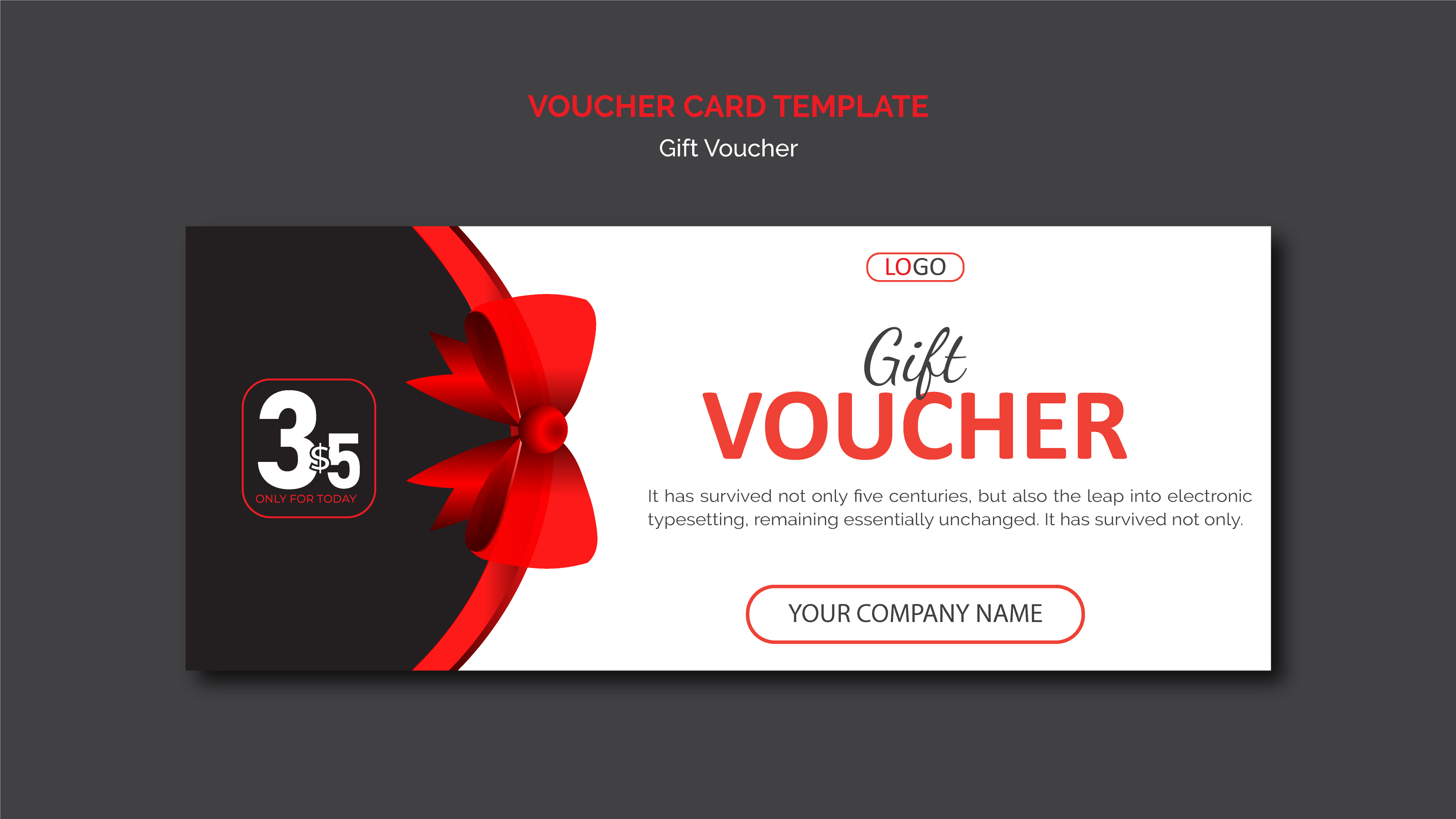 Voucher Card designs, themes, templates and downloadable graphic ...