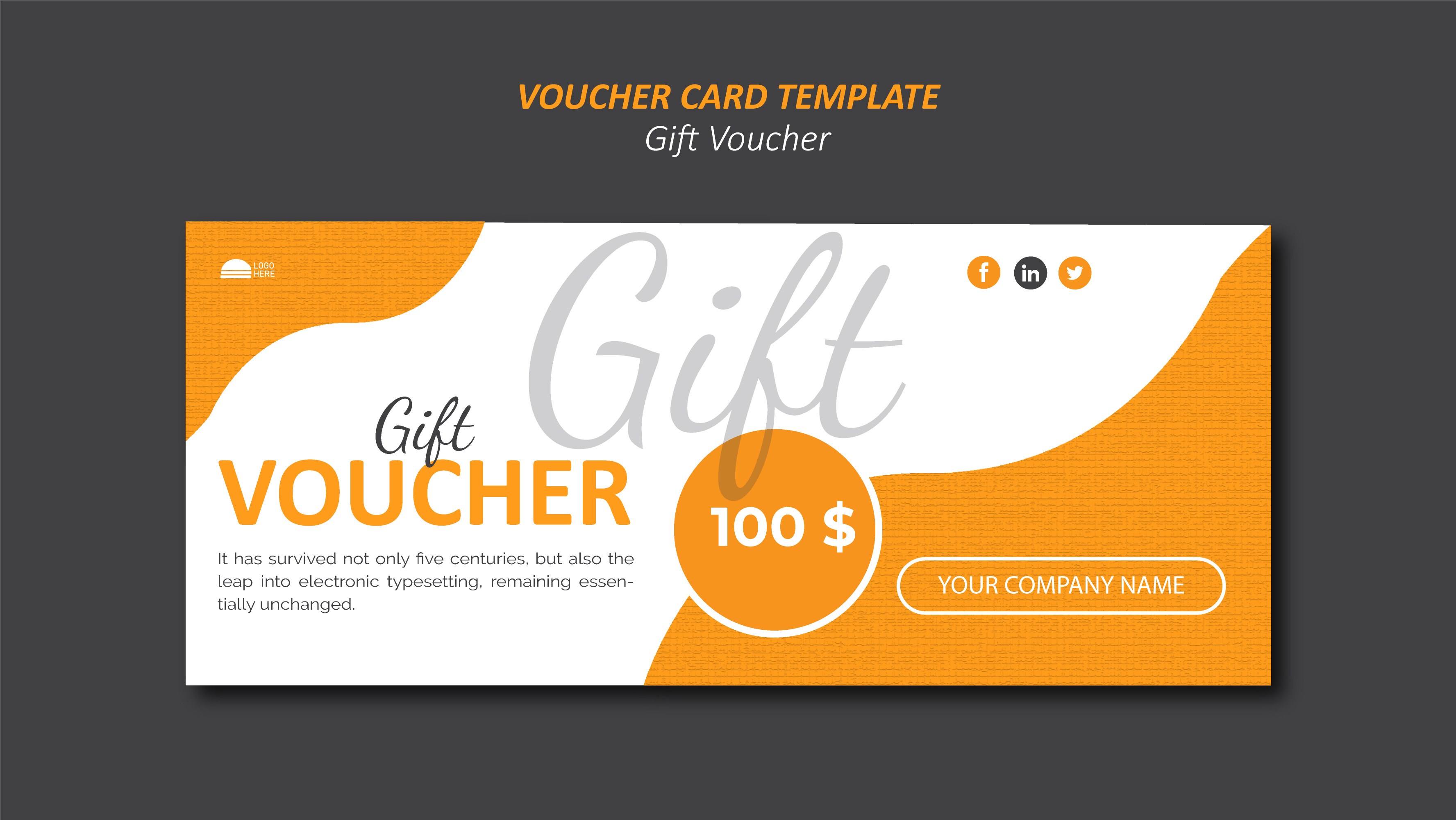 VOUCHER CARD DESIGN by MD. Abdul Ratin Shibbir on Dribbble