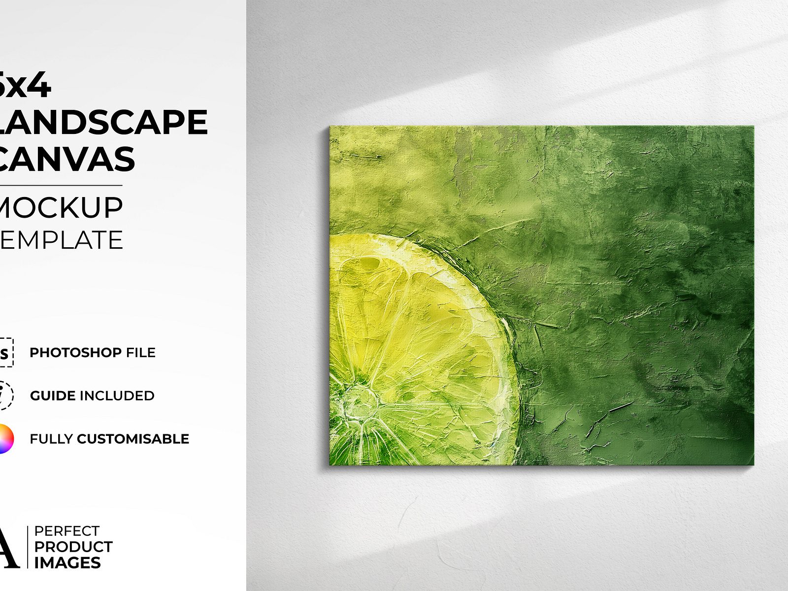 5x4 LANDSCAPE CANVAS MOCKUP TEMPLATE by Julian Adams on Dribbble
