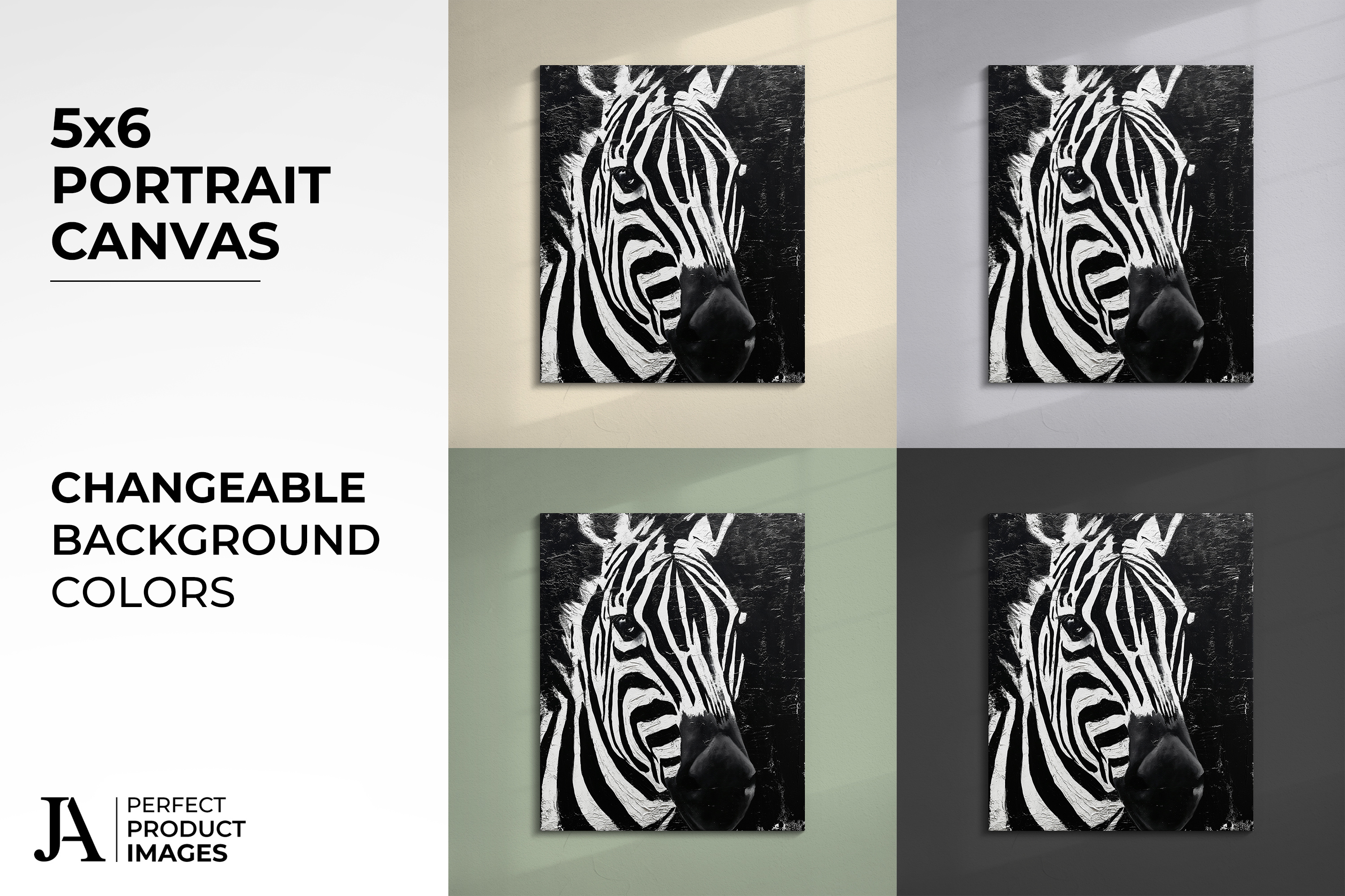 5x6 PORTRAIT CANVAS MOCKUP TEMPLATE by Julian Adams on Dribbble