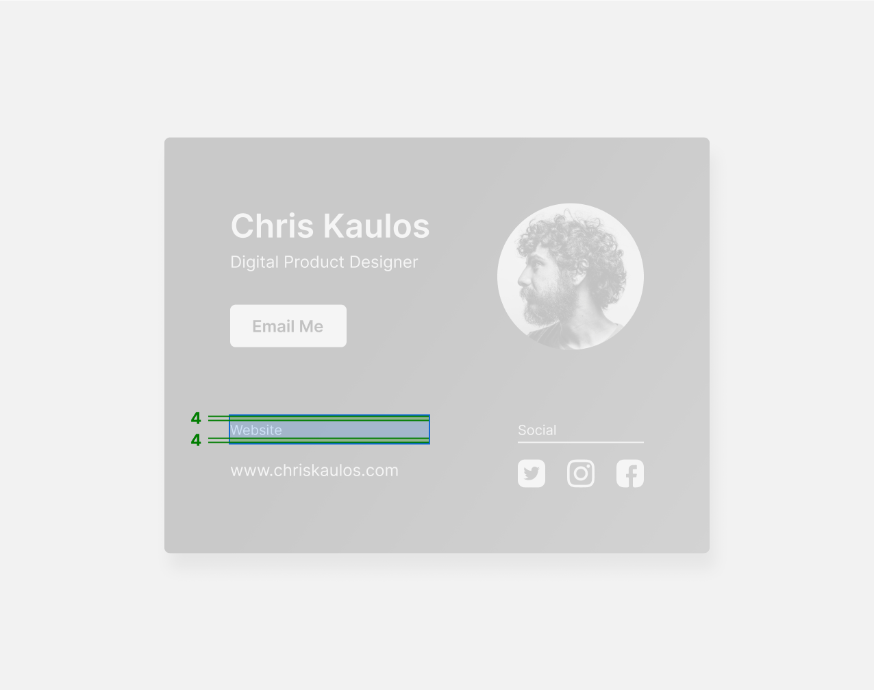 Shiftnudge Contact Card Design by Jaskaran Sondhi on Dribbble