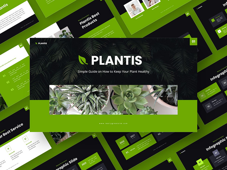 Plantis - Botany Powerpoint Templates by Deepslide Studio on Dribbble