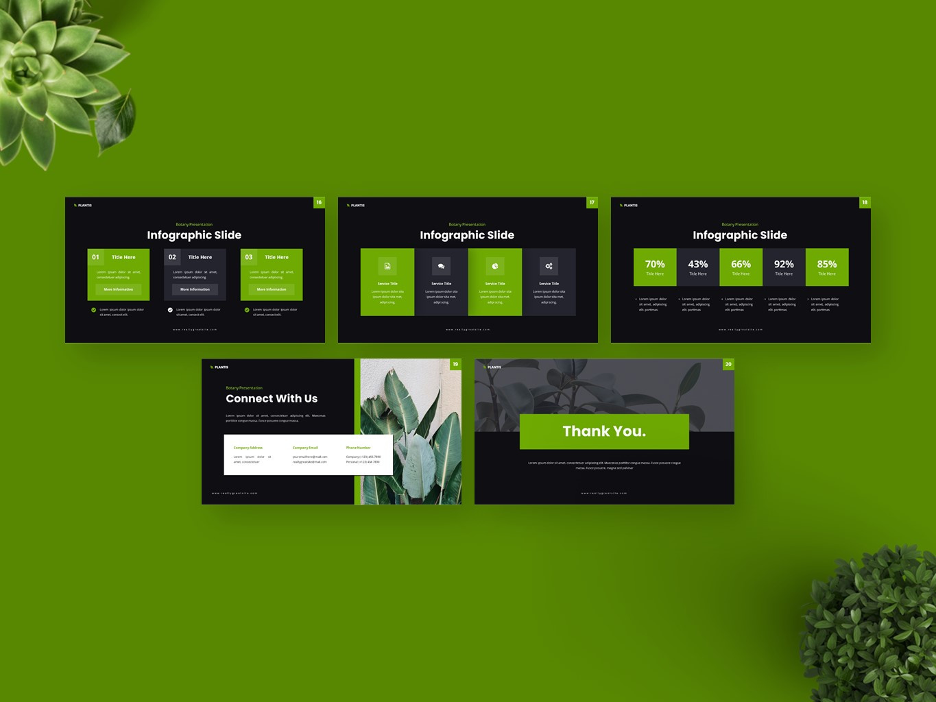 Plantis - Botany Powerpoint Templates by Deepslide Studio on Dribbble