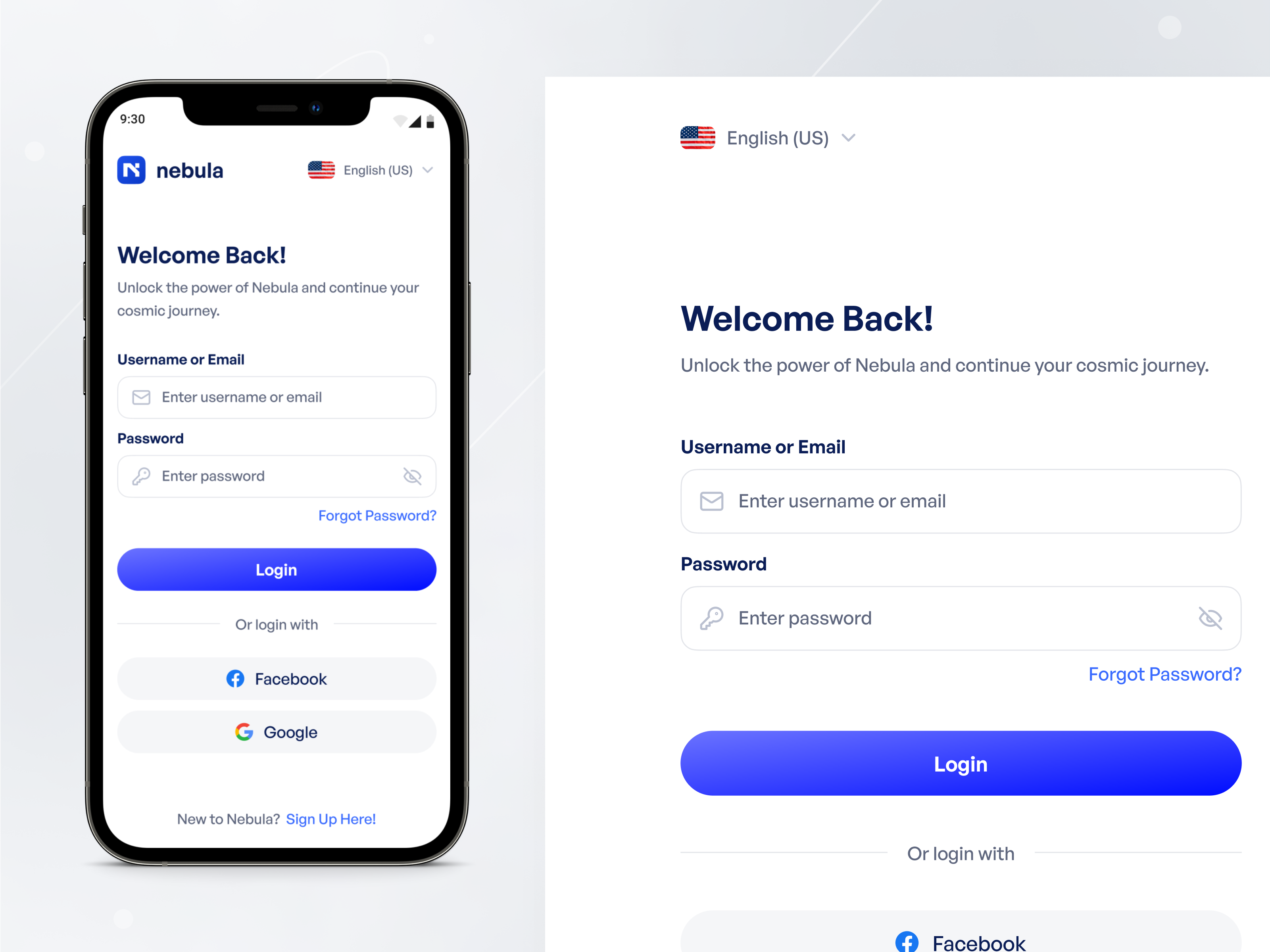 SAAS Application Login Page UI Design by Nazmul Haque Shanto for ...