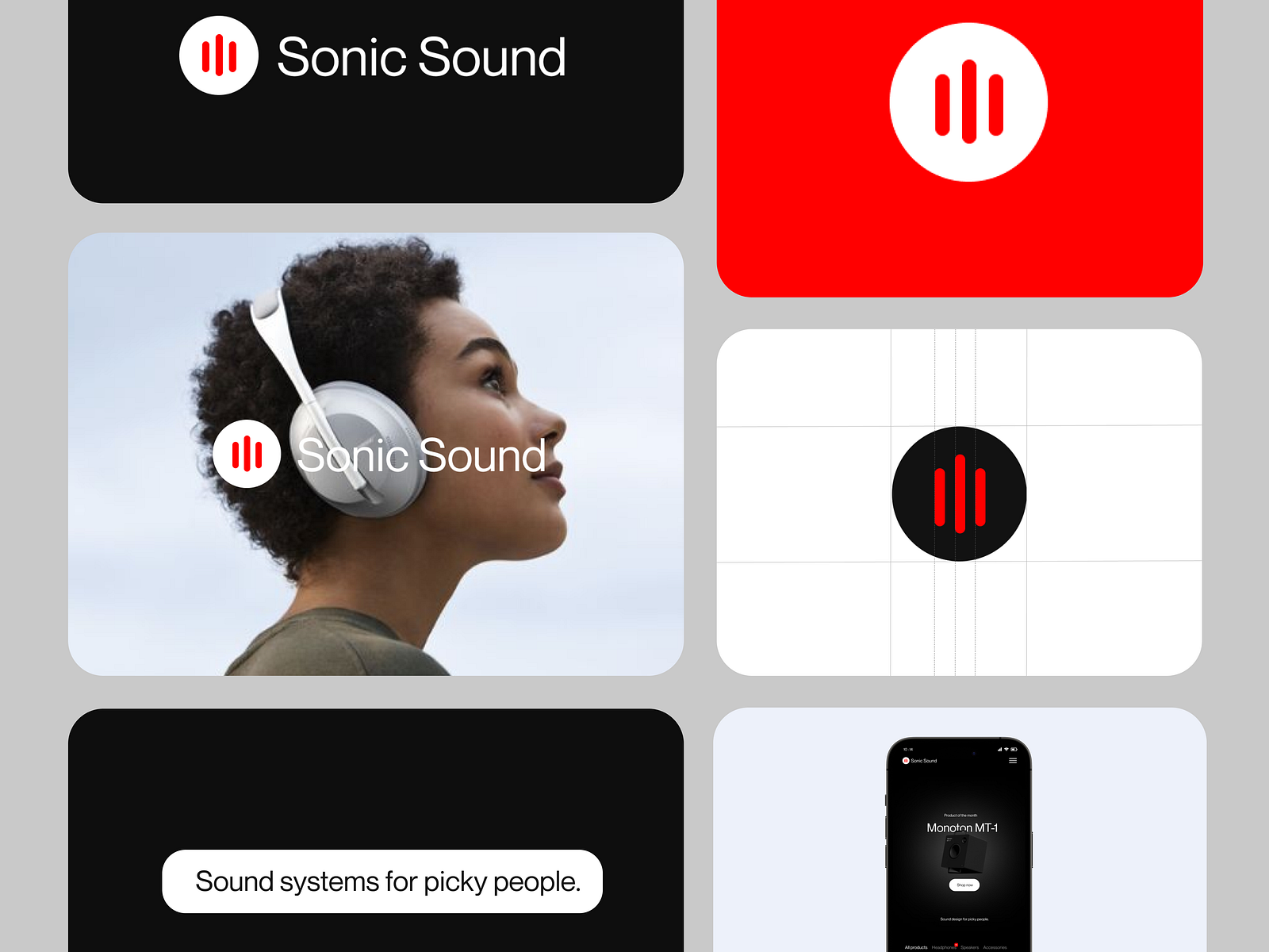 Sonic Sound - brand identity by Riosar on Dribbble