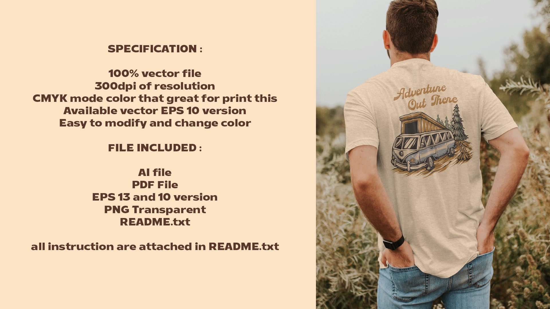 Vintage Retro Outdoor Campervan Hand Drawn Illustration by Movink ...