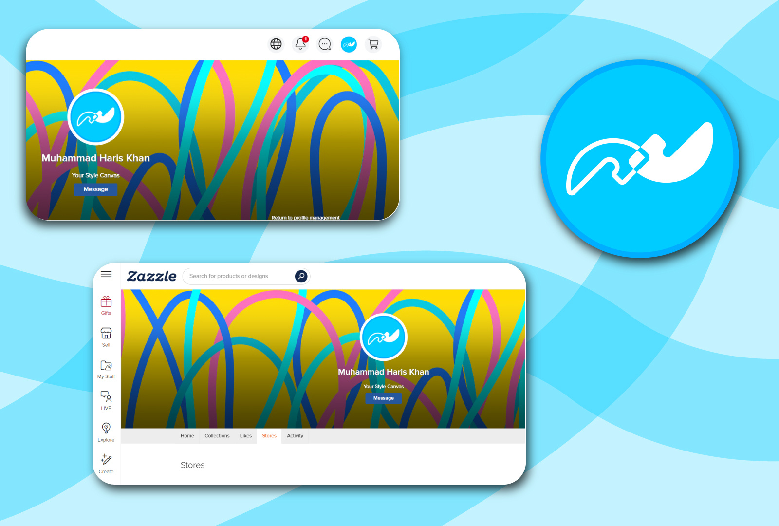 Zazzle Logo designs, themes, templates and downloadable graphic ...