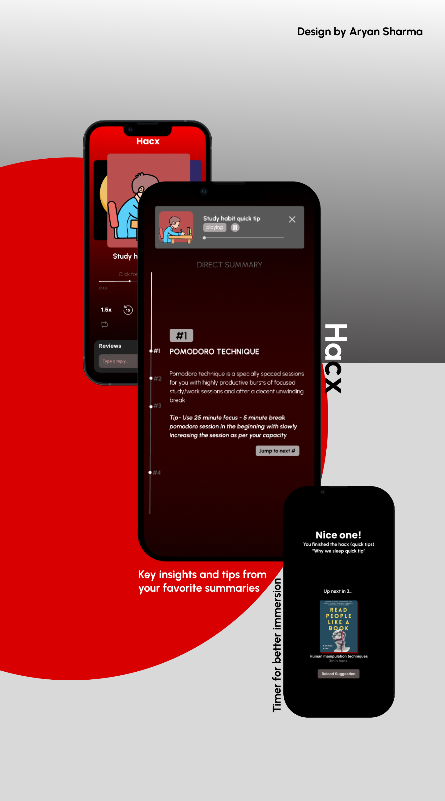 Book summaries and tips APP UI - Booksy by Imaginerix : UX for Apps ...