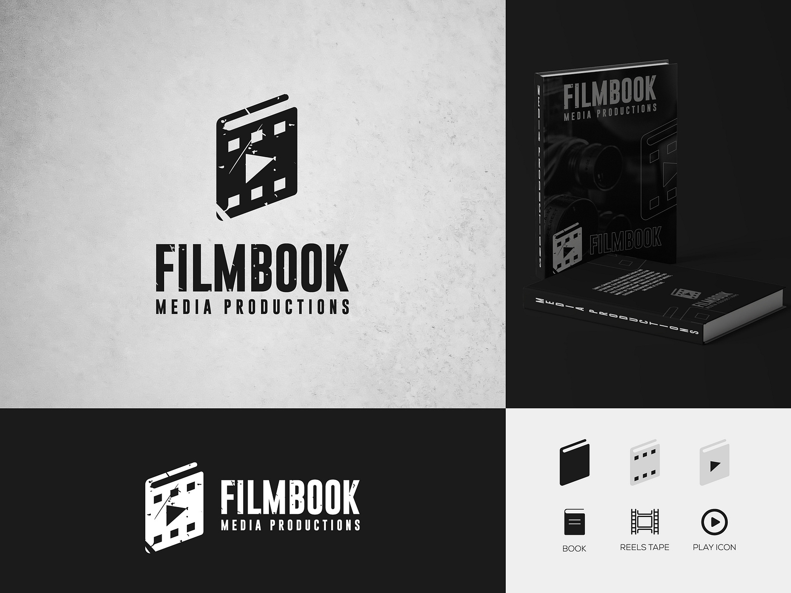 Filmbook | Media Productions Company Logo Design by Forhad Hossain on ...